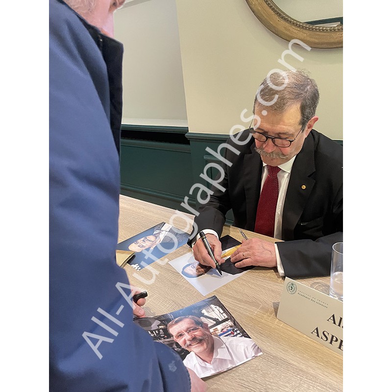Signed Autograph ASPECT Alain - All-Autographes.com