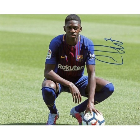 Signed Autograph DEMBELE Ousmane - All-Autographes.com