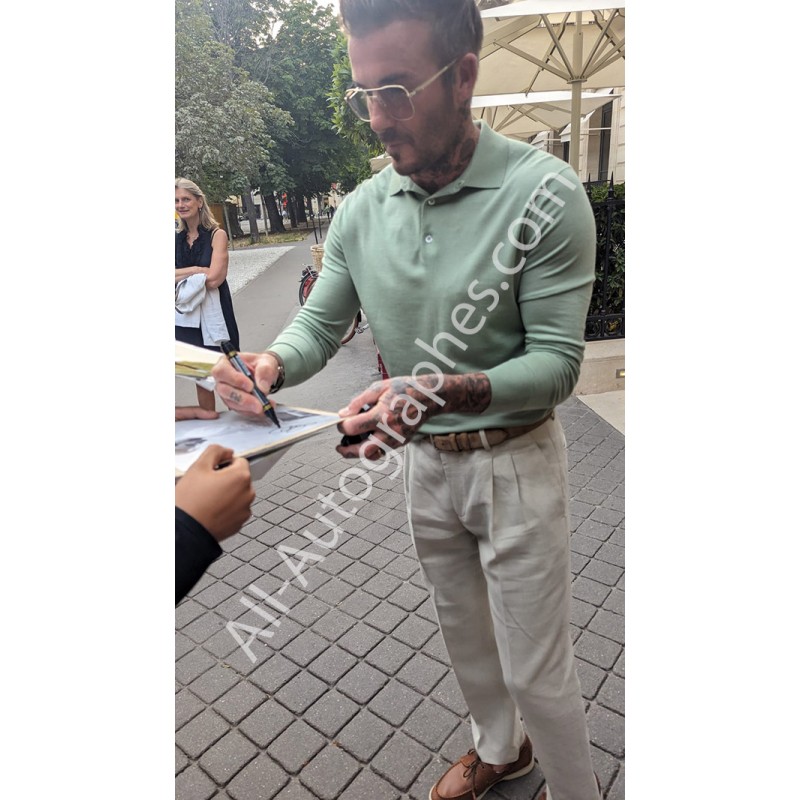 Signed Autograph BECKHAM David - All-Autographes.com