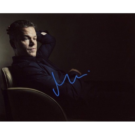 Signed Autograph DAMON Matt - All-Autographes.com