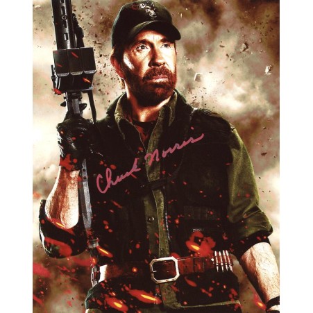 Signed Autograph NORRIS Chuck - All-Autographes.com