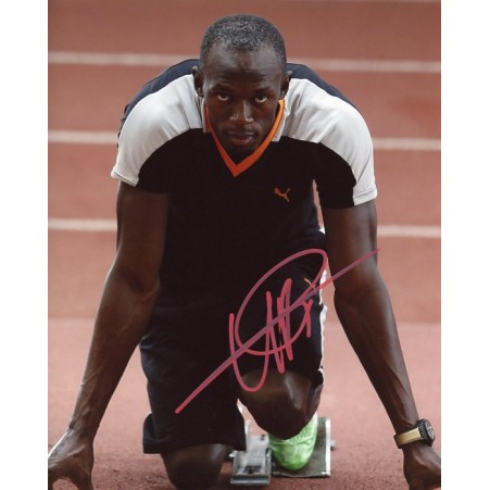 Signed Autograph BOLT Usain - All-Autographes.com