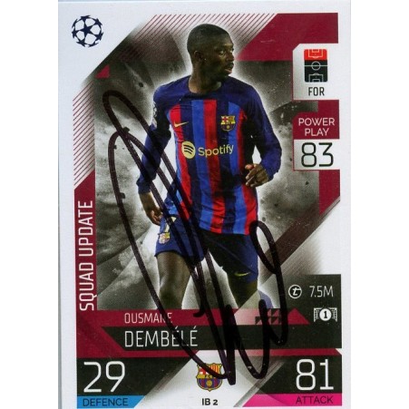 Signed Autograph DEMBELE Ousmane - All-Autographes.com