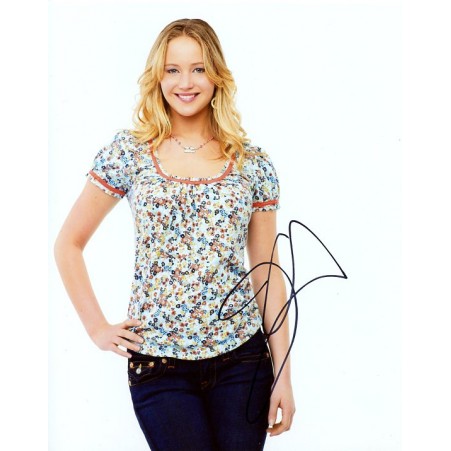 Signed Autograph LAWRENCE Jennifer