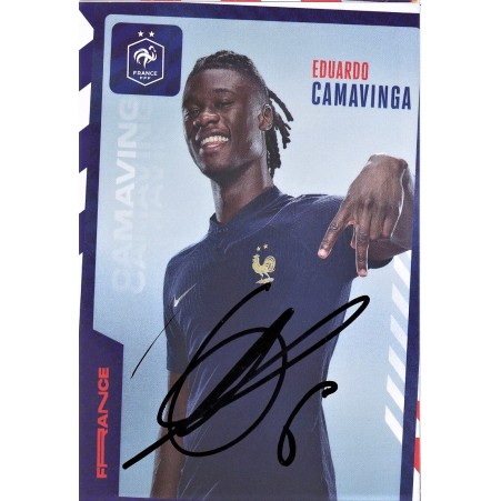 Signed Autograph CAMAVINGA Eduardo - All-Autographes.com
