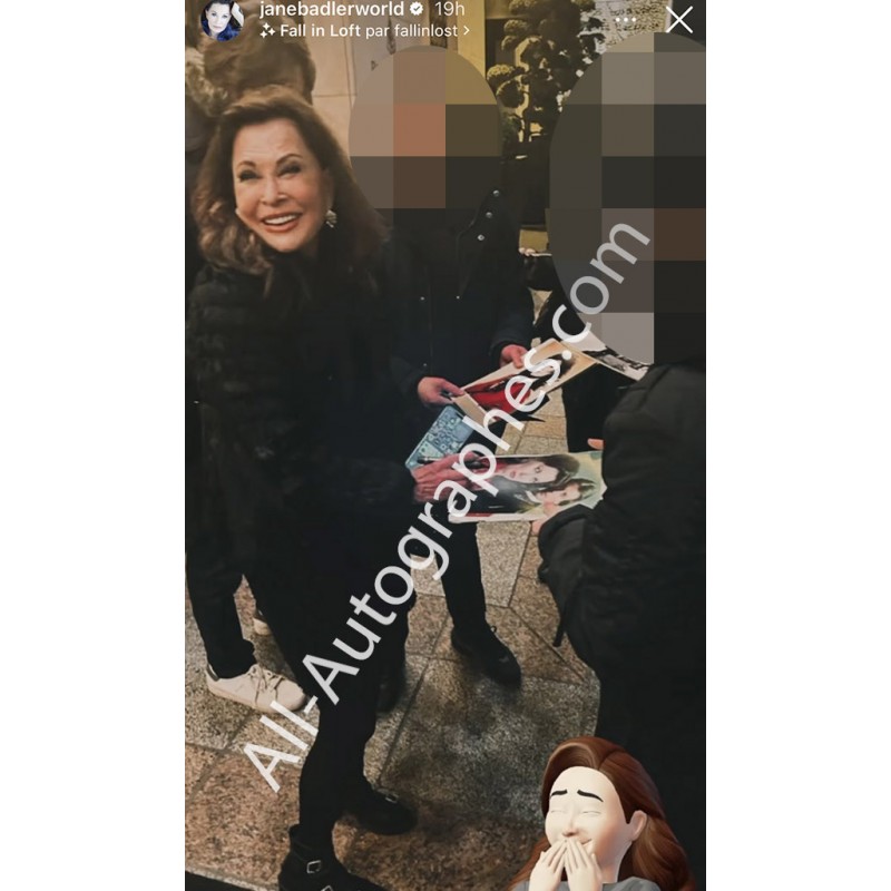 Signed Autograph BADLER Jane - All-Autographes.com