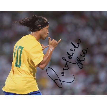 Signed Autograph RONALDINHO- All-Autographes.com