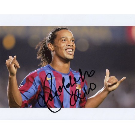Signed Autograph RONALDINHO- All-Autographes.com