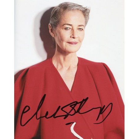 Signed Autograph RAMPLING Charlotte - All-Autographes.com
