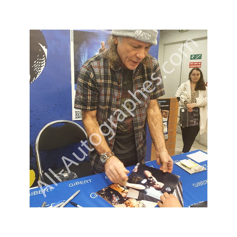 Signed Autograph DICKINSON Bruce (Iron Maiden) - All-Autographes.com