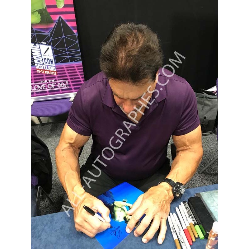 Signed Autograph FERRIGNO Lou (Hulk) - All-Autographes.com