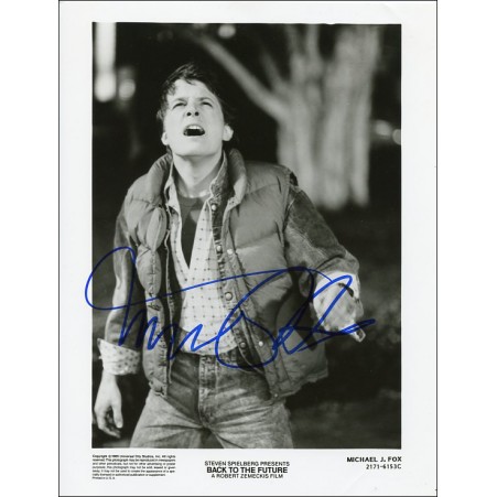 Signed Autograph FOX Michael J. - All-Autographes.com