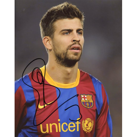 Signed Autograph PIQUE Gerard - All-Autographes.com