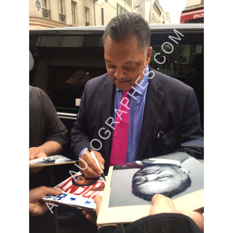 Autographe JACKSON Jesse , Vente Photo Dédicacée JACKSON Jesse - All