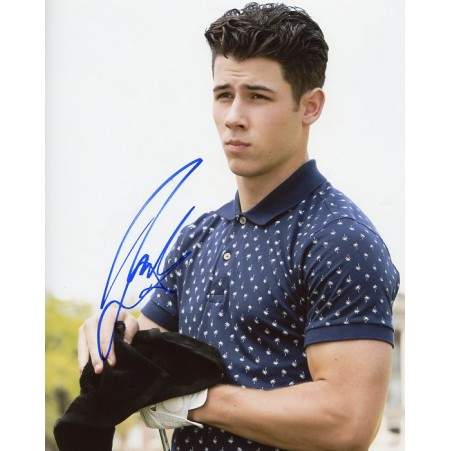 Signed Autograph JONAS Nick (Jonas Brothers) - All-Autographes.com