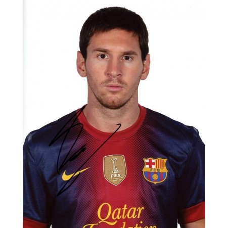 Signed Autograph MESSI Lionel - All-Autographes.com