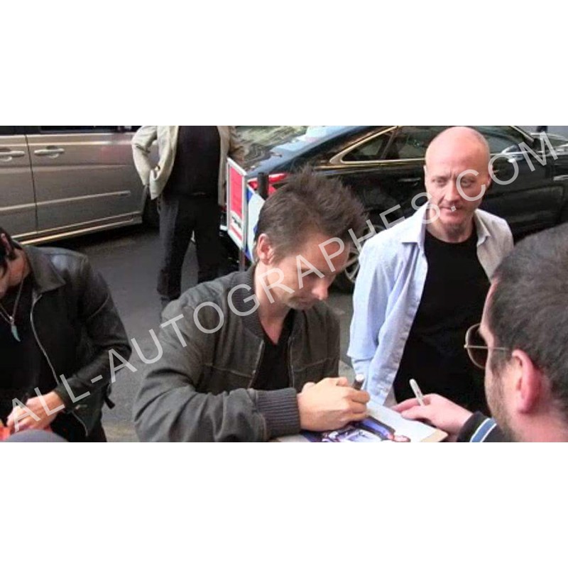 Signed Autograph BELLAMY Matthew (Muse) - All-Autographes.com