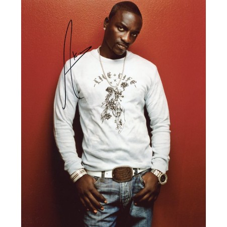 Signed Autograph AKON - All-Autographes.com