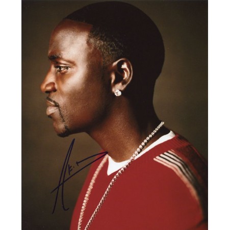Autographe AKON , Vente Photo Dédicacée AKON - All Autographes
