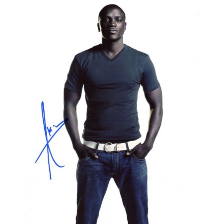 Signed Autograph AKON - All-Autographes.com