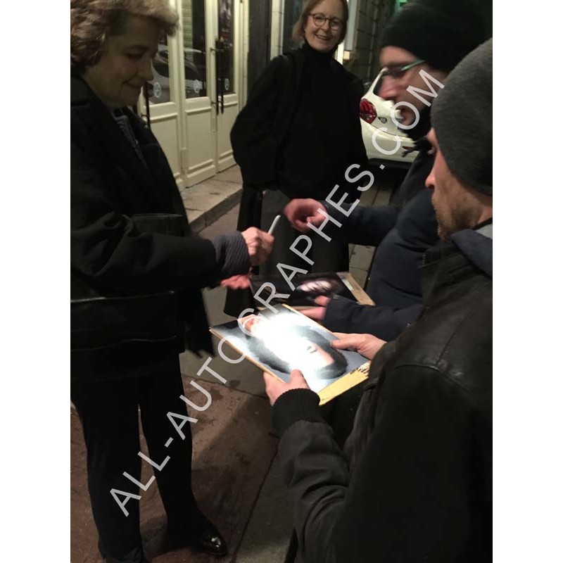 Signed Autograph RAMPLING Charlotte - All-Autographes.com