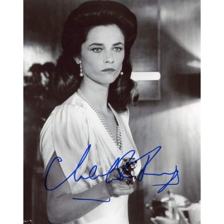 Signed Autograph RAMPLING Charlotte - All-Autographes.com