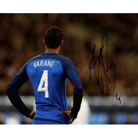 Signed Autograph VARANE Raphaël - All-Autographes.com
