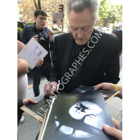 Autographe WALKEN Christopher , Vente Photo Dédicacée WALKEN ...