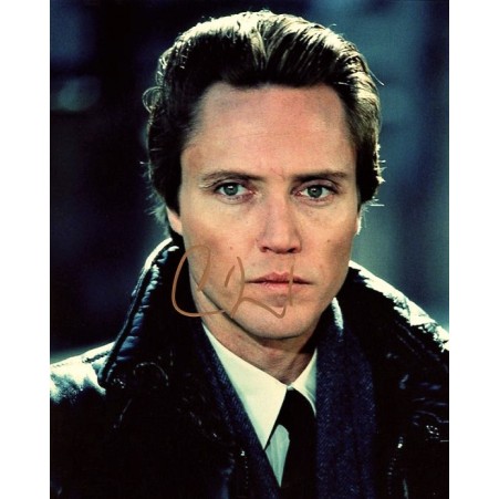 Autographe WALKEN Christopher , Vente Photo Dédicacée WALKEN ...