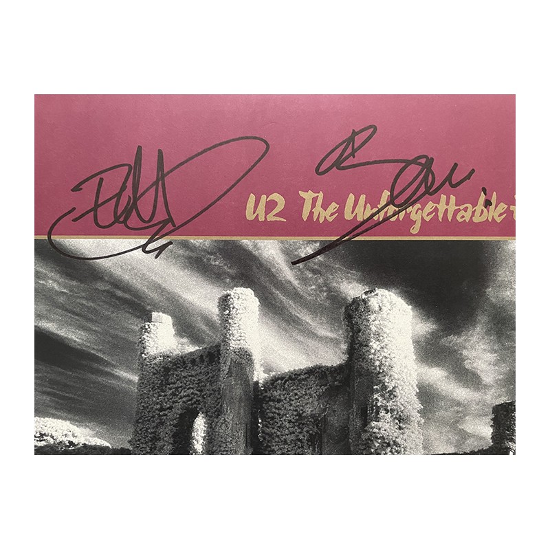 Signed Autograph BONO + EDGE (U2) - All-Autographes.com