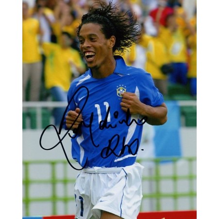 Signed Autograph RONALDINHO - All-Autographes.com