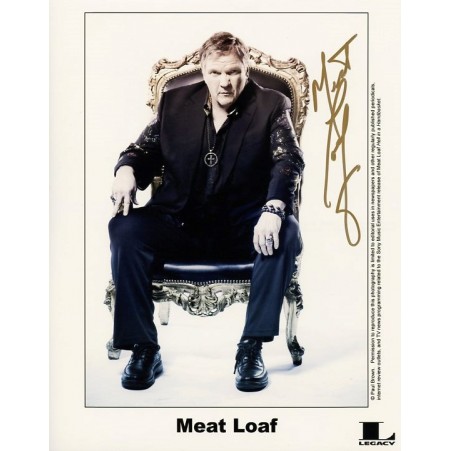 Signed Autograph MEAT LOAF - All-Autographes.com