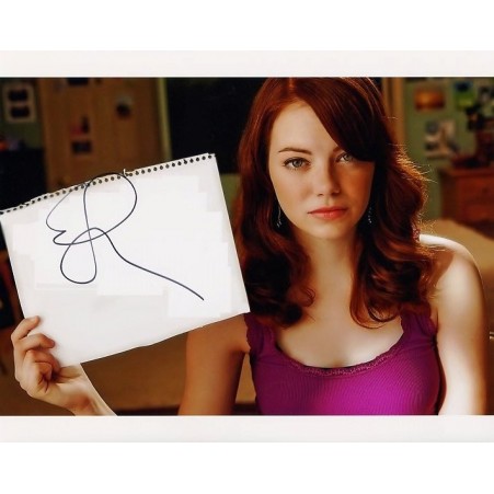 Signed Autograph STONE Emma - All-Autographes.com