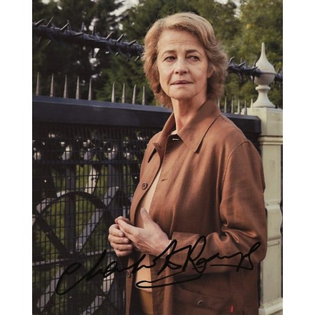 Signed Autograph RAMPLING Charlotte - All-Autographes.com