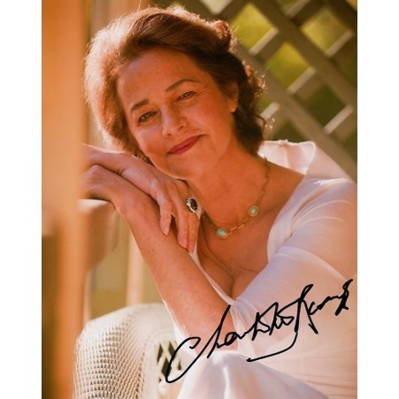 Signed Autograph RAMPLING Charlotte - All-Autographes.com