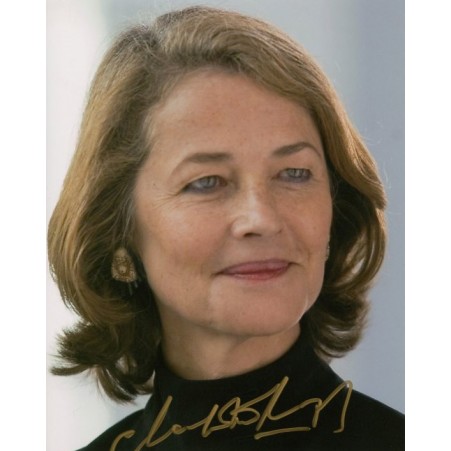 Signed Autograph RAMPLING Charlotte - All-Autographes.com