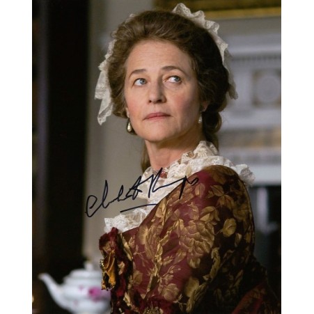 Signed Autograph RAMPLING Charlotte - All-Autographes.com