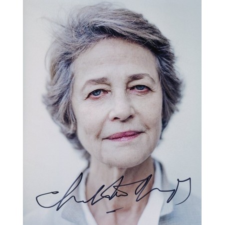 Signed Autograph RAMPLING Charlotte - All-Autographes.com