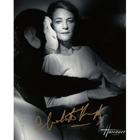 Signed Autograph RAMPLING Charlotte - All-Autographes.com