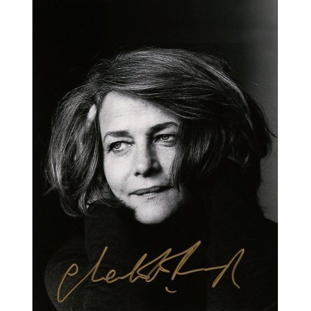 Signed Autograph RAMPLING Charlotte - All-Autographes.com