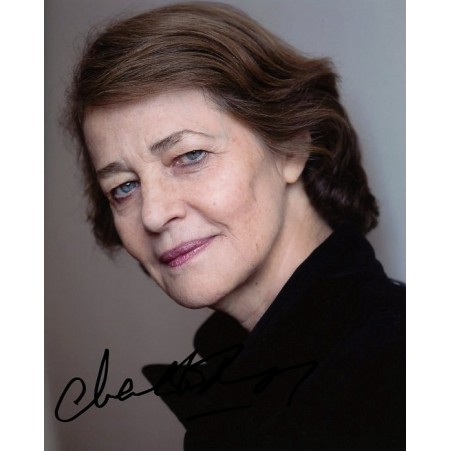 Signed Autograph RAMPLING Charlotte - All-Autographes.com