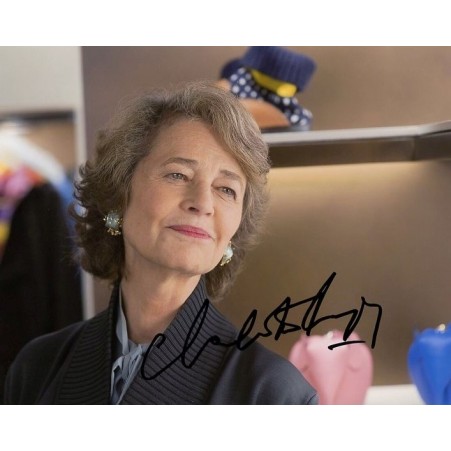 Signed Autograph RAMPLING Charlotte - All-Autographes.com
