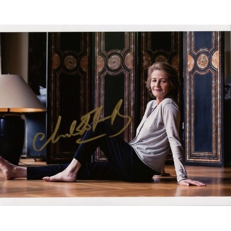 Signed Autograph RAMPLING Charlotte - All-Autographes.com