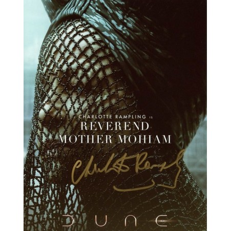 Signed Autograph RAMPLING Charlotte - All-Autographes.com