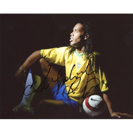 Signed Autograph RONALDINHO- All-Autographes.com