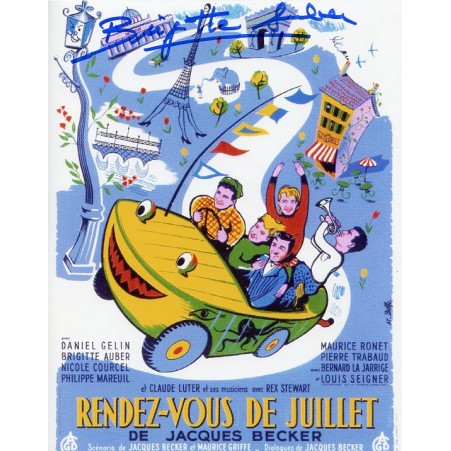 Signed Autograph AUBER Brigitte - All-Autographes.com