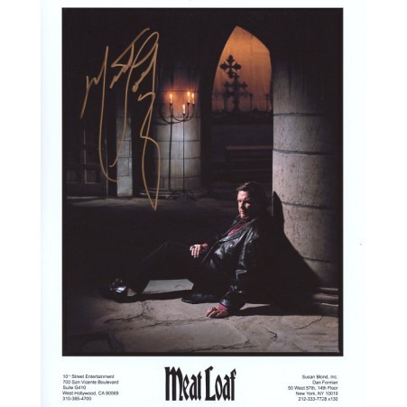 Signed Autograph MEAT LOAF - All-Autographes.com